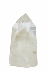 Clear Quartz Point with Root - Partially Polished Crystal | New Moon ...