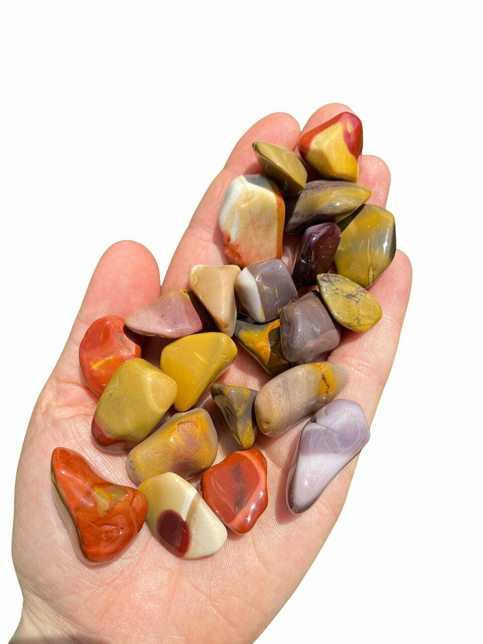 Tumbled Mookaite - Mookaite Tumbled Stone | New Moon Beginnings