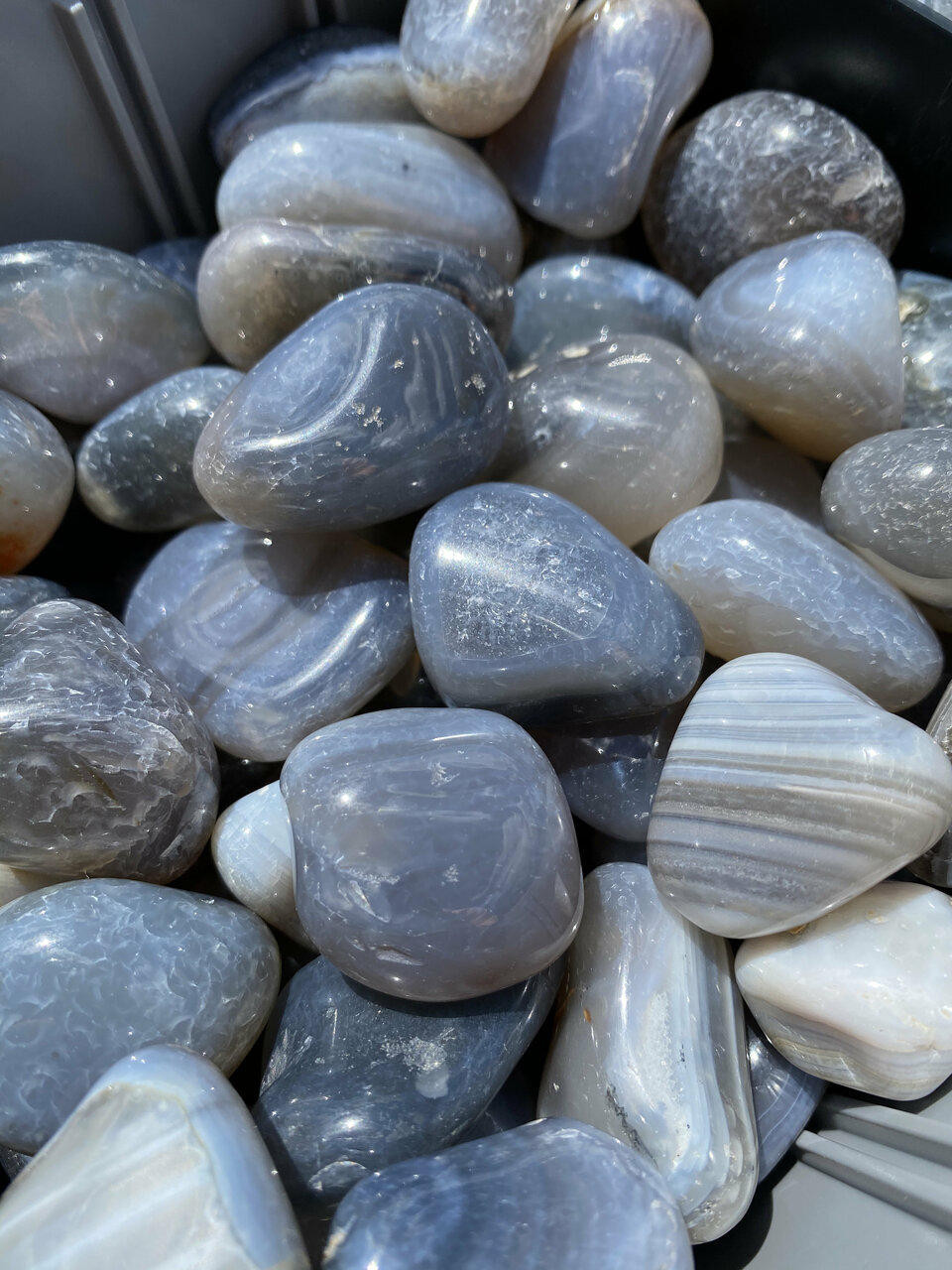 Tumbled Lapis Lazuli - Lapis Lazuli Tumbled Stone - Grade AB | New Moon ...