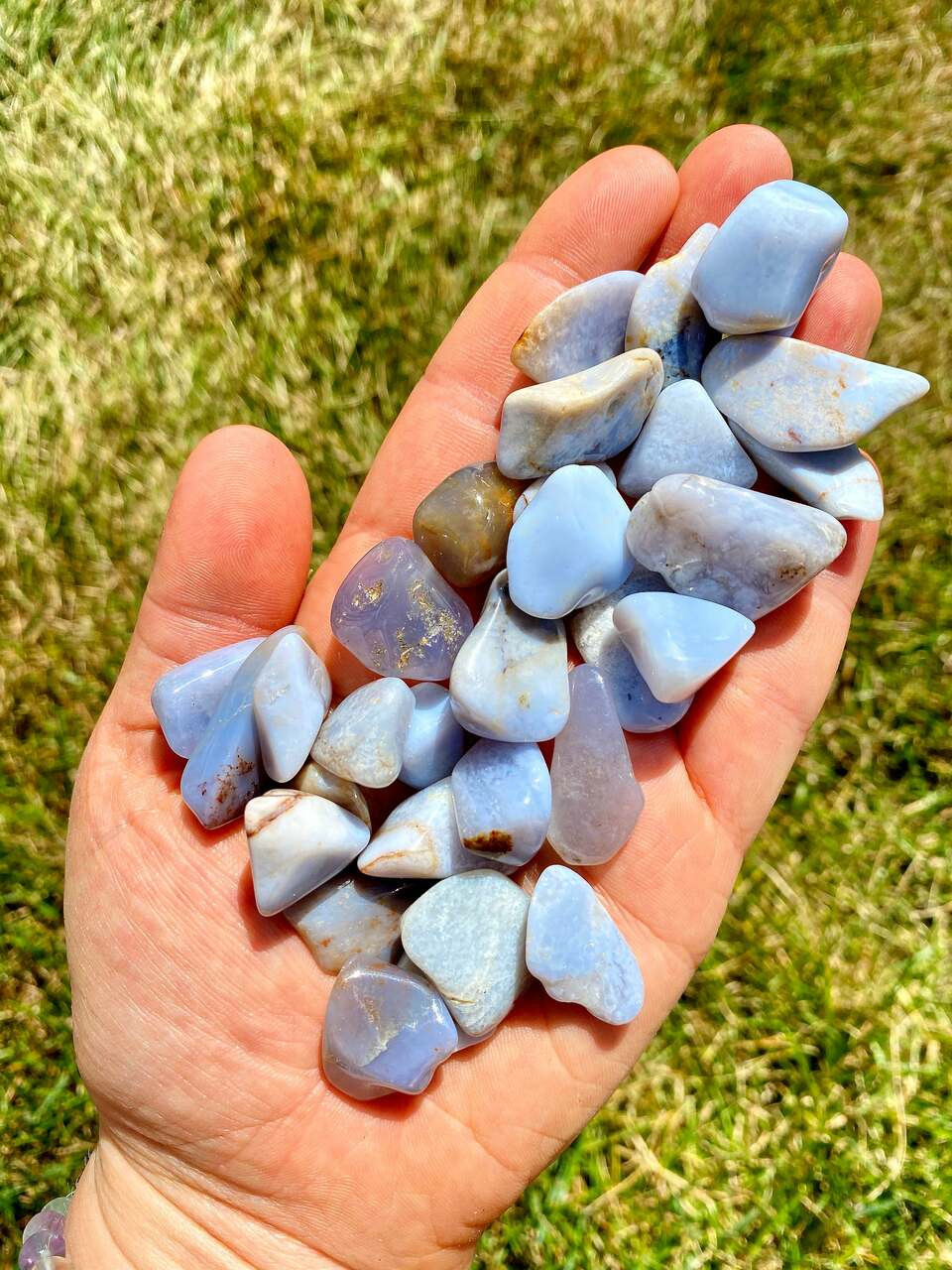Raw Chalcedony Stone | New Moon Beginnings