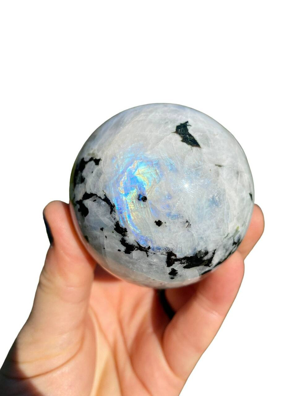 Ocean Jasper Sphere - Polished Stone | New Moon Beginnings