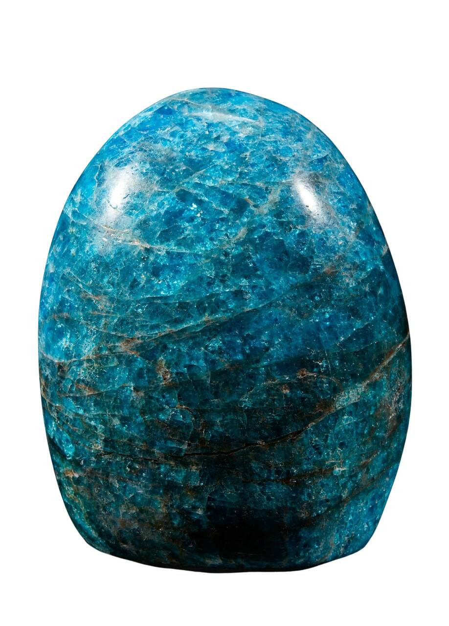 Raw Blue Apatite Stone - Large | New Moon Beginnings