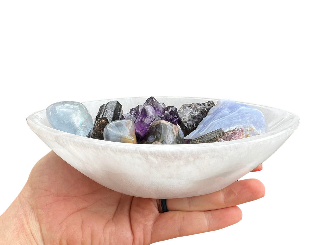 Selenite Dish or Bowl | New Moon Beginnings