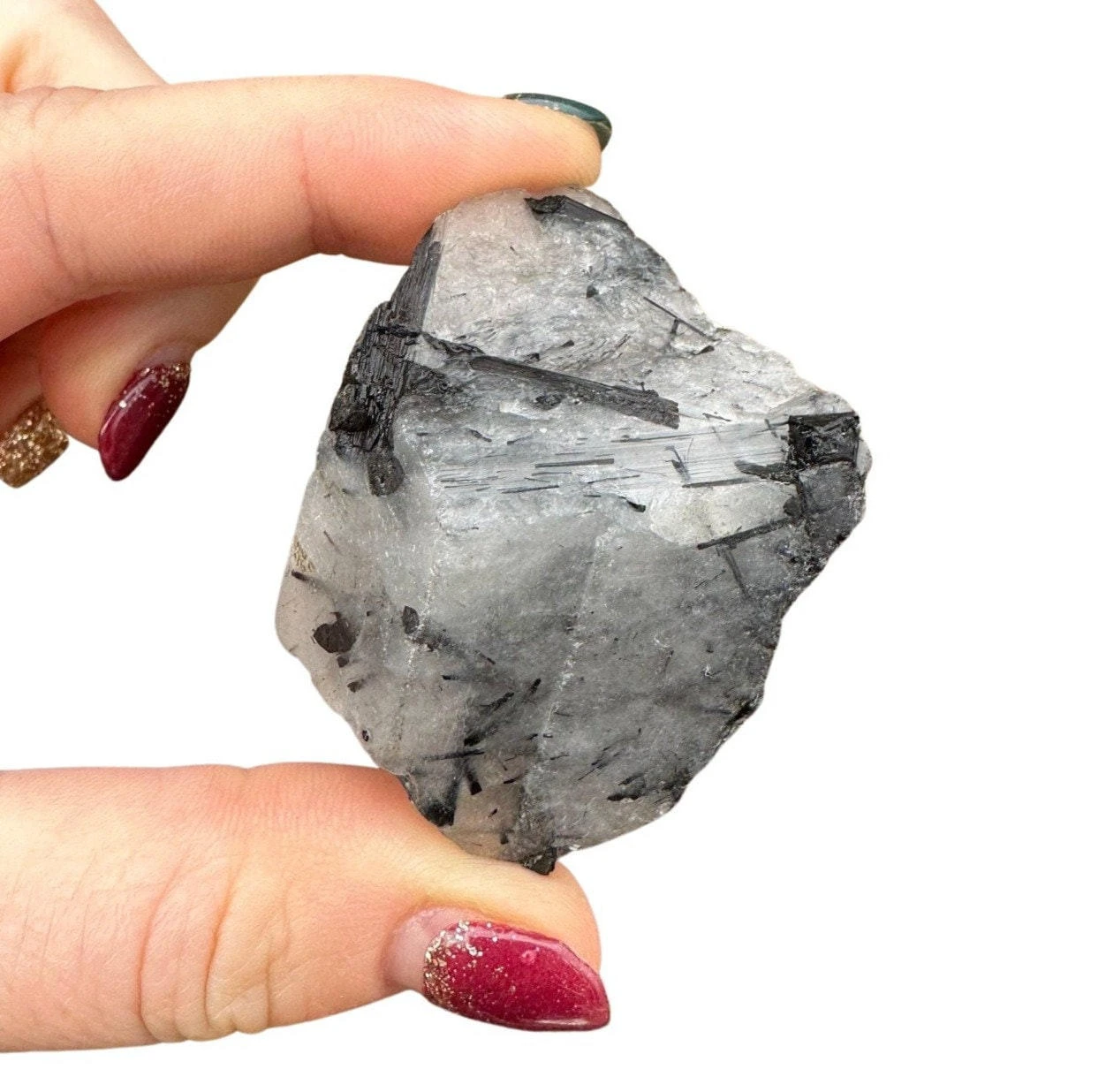 Tourmalinated Quartz Healing Crystals, Stones & Jewelry | New Moon ...