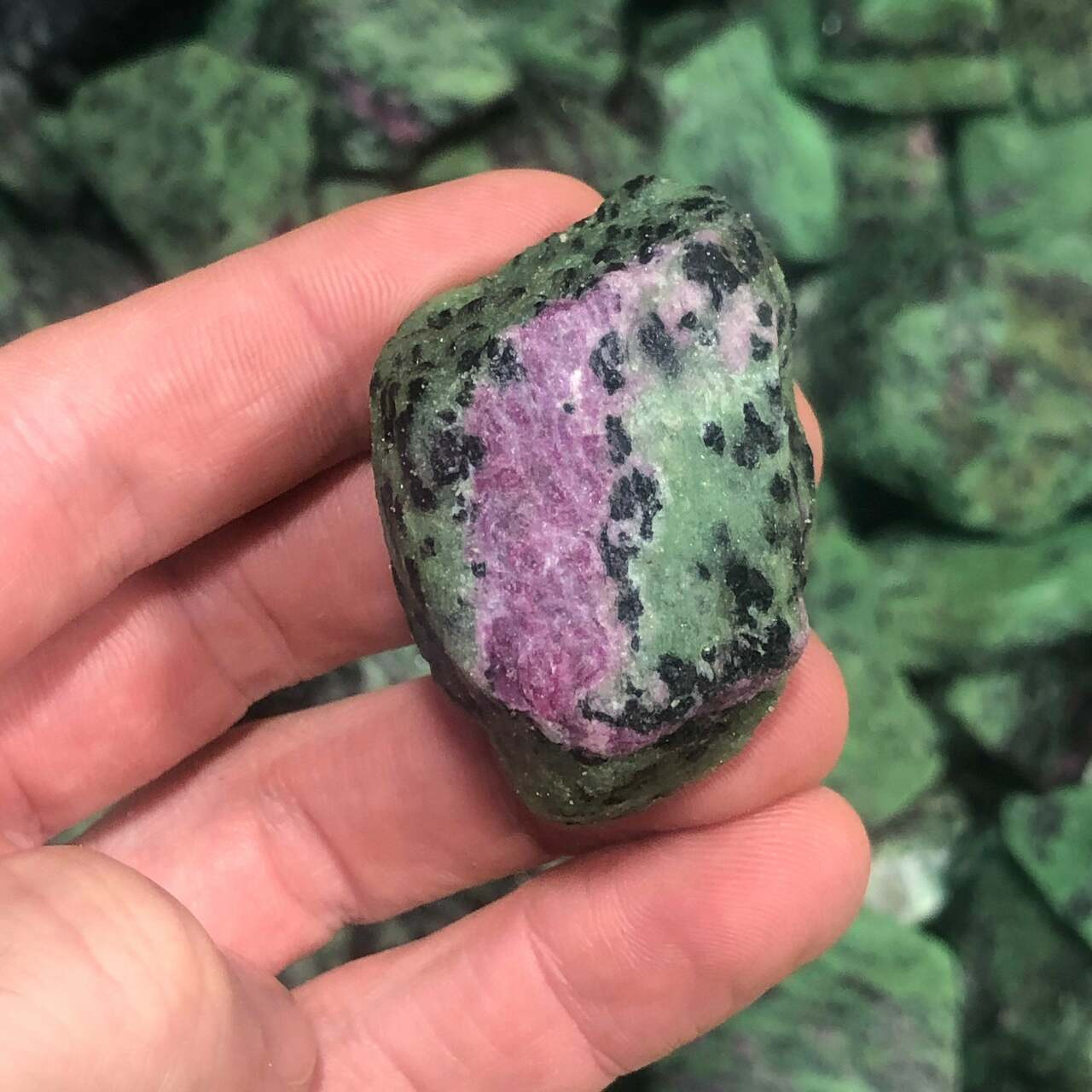 Raw Ruby In Zoisite Stone | New Moon Beginnings