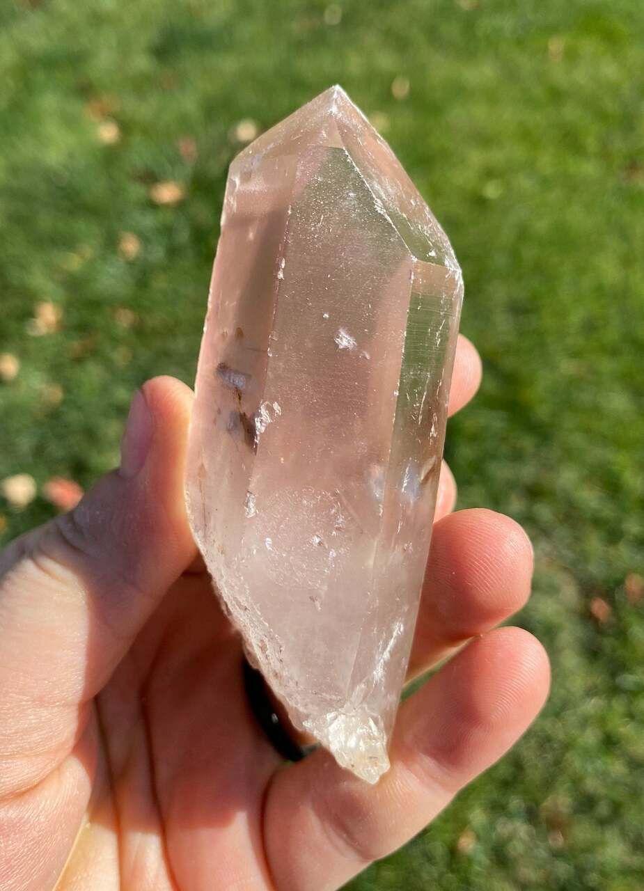Raw Lithium Quartz Crystal Point - 35 | New Moon Beginnings