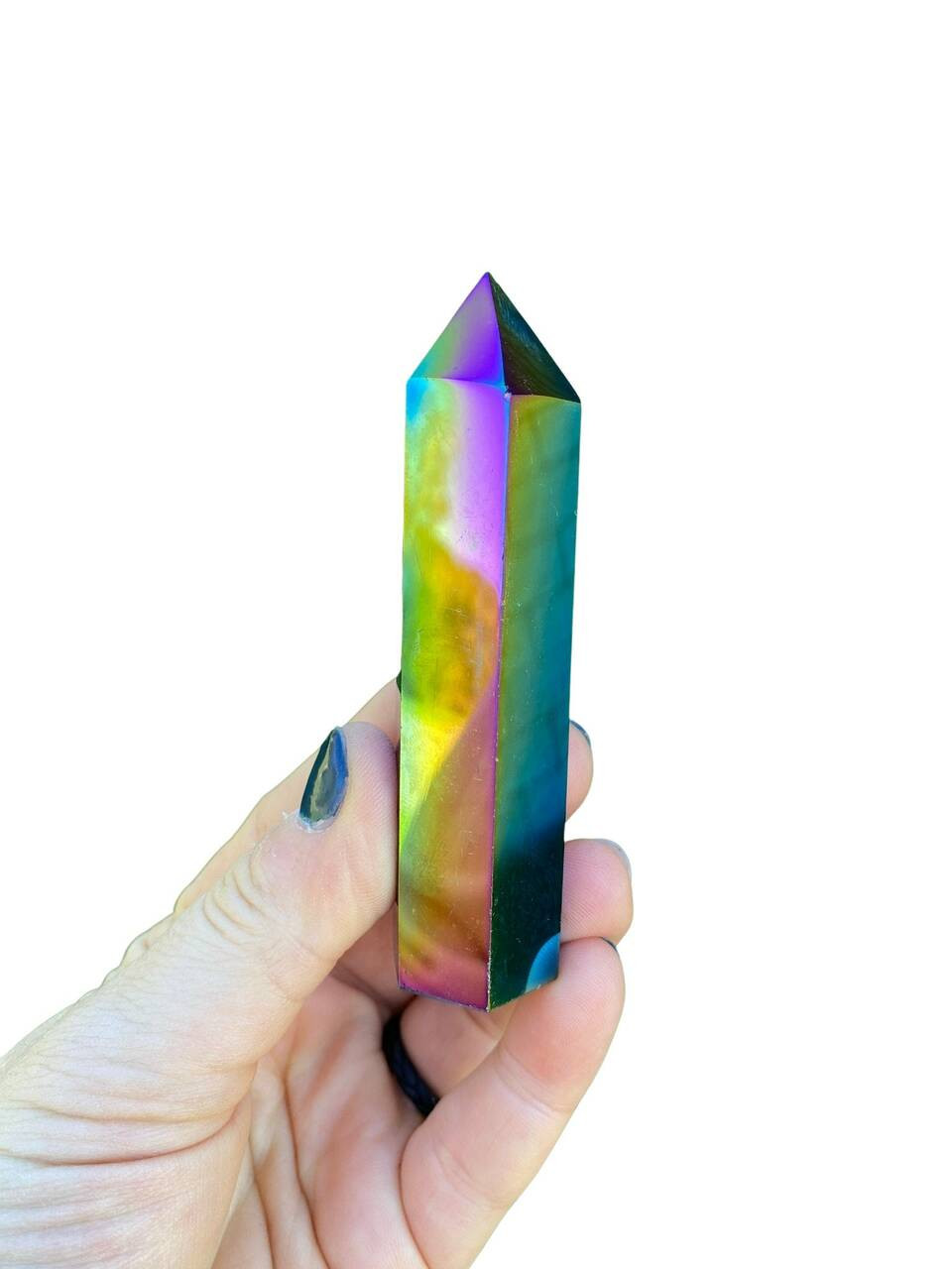 Raw Flame Aura Quartz Crystal Cluster | New Moon Beginnings