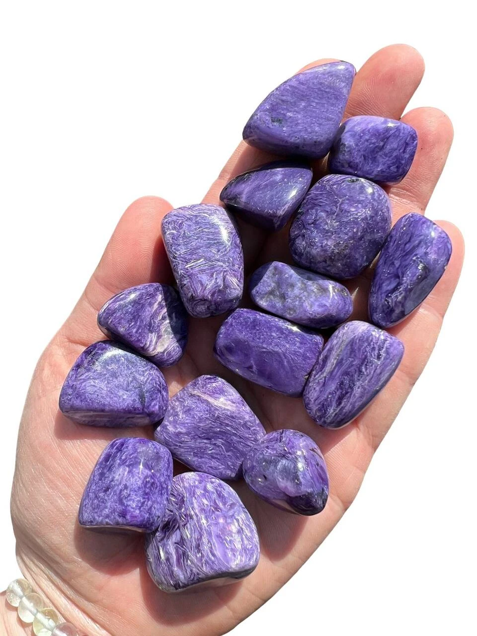 Bustamite Tumbled Stone - Grade AA | New Moon Beginnings