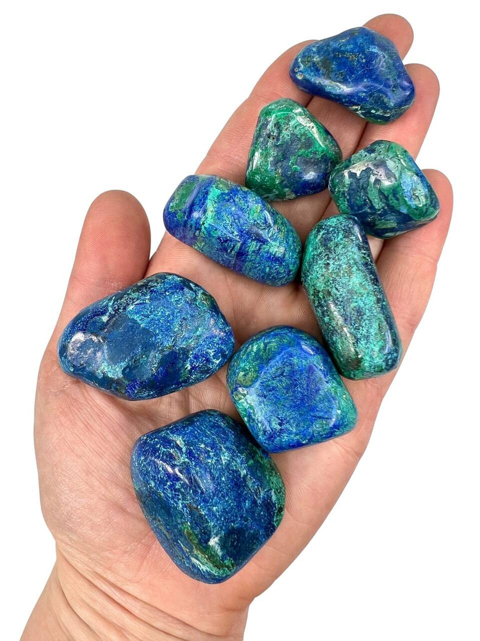 Azurite & Malachite Blueberry - Partially Polished Crystal - 1 | New ...