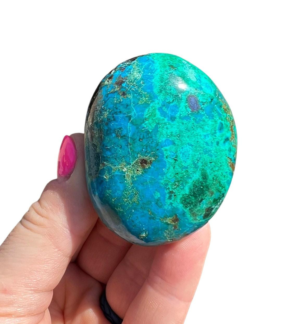 Raw Chrysocolla Stone | New Moon Beginnings