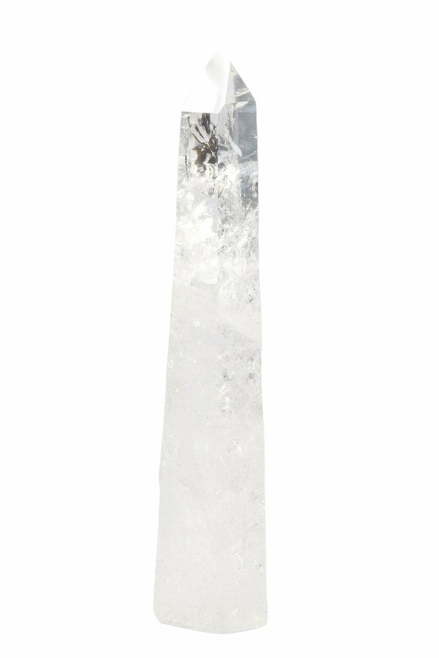 Clear Quartz Point with Root - Partially Polished Crystal | New Moon ...