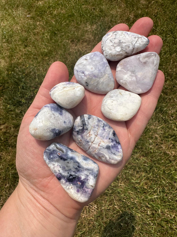 Purple Opal Tumbled Stone | New Moon Beginnings