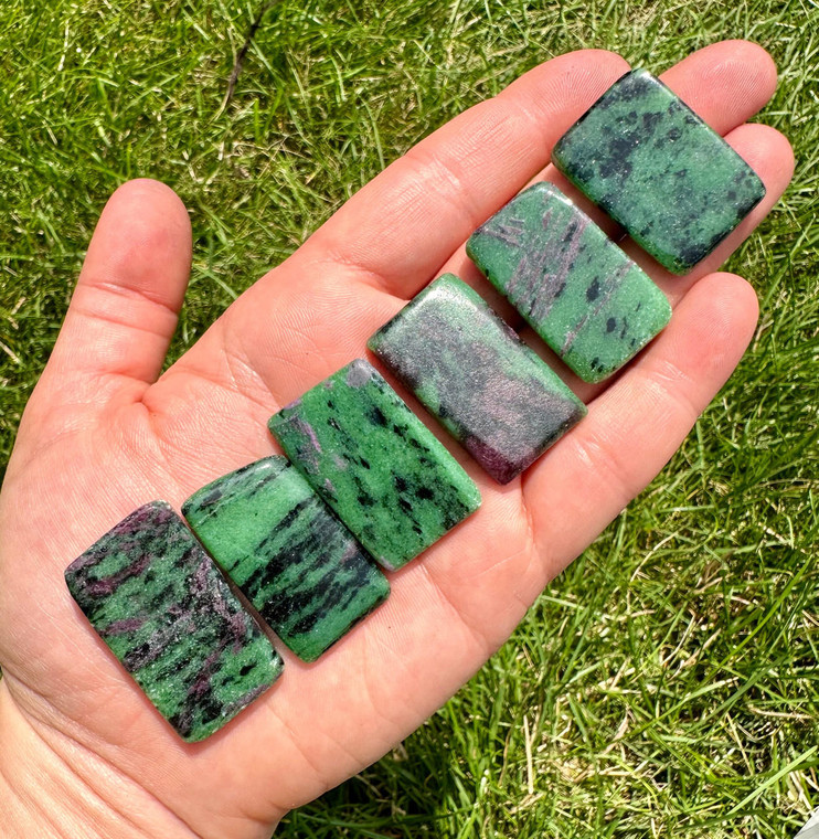 Ruby in Zoisite Slab | New Moon Beginnings