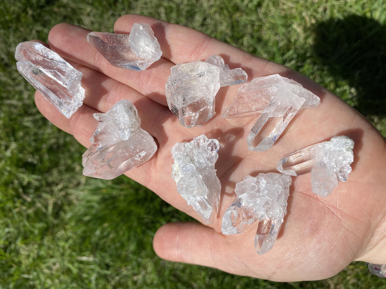 Raw Clear Quartz Crystal Cluster - Extra Quality | New Moon Beginnings