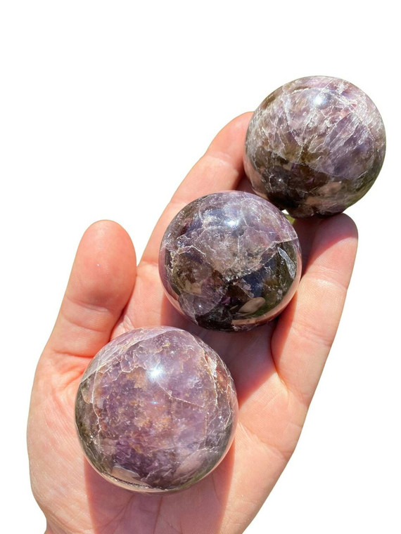 Super 7 Sphere - Polished Crystal | New Moon Beginnings