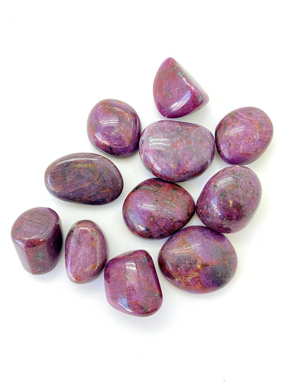 Tumbled Ruby - Ruby Tumbled Stone | New Moon Beginnings