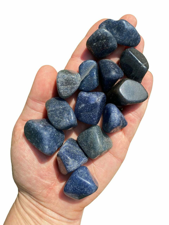 Tumbled Dumortierite - Dumortierite Tumbled Stone | New Moon Beginnings