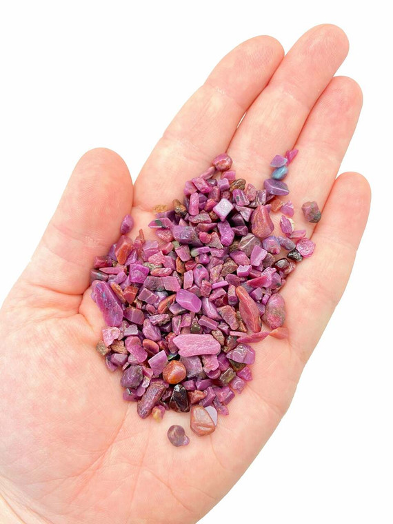 Ruby Crystal Chips Bottle | New Moon Beginnings