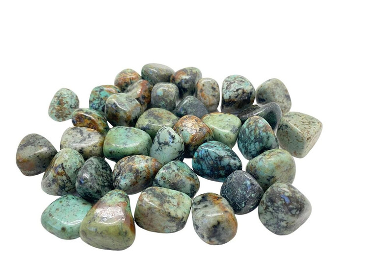 Tumbled African Turquoise - African Turquoise Tumbled Stone | New Moon ...
