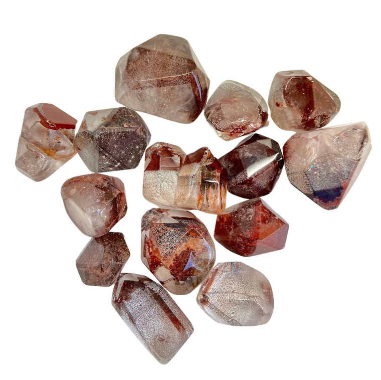 Red Phantom Quartz Tumbled Point | New Moon Beginnings