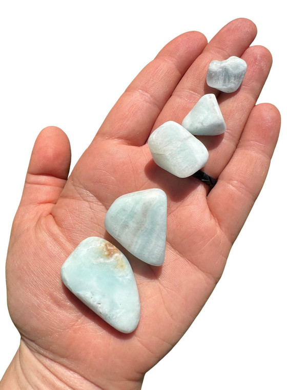 Caribbean Calcite Tumbled Stone (A+ Grade) | New Moon Beginnings