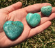 Amazonite Heart Polished Stone | New Moon Beginnings