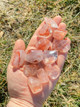 Tumbled Fire Quartz - Fire Quartz Tumbled Stone | New Moon Beginnings