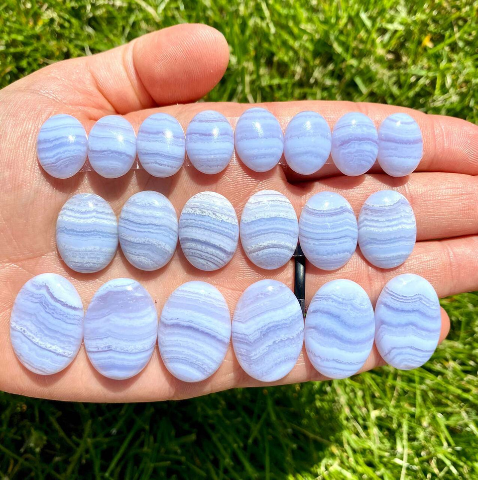 Blue Lace Agate Healing Crystals, Stones & Jewelry | New Moon Beginnings