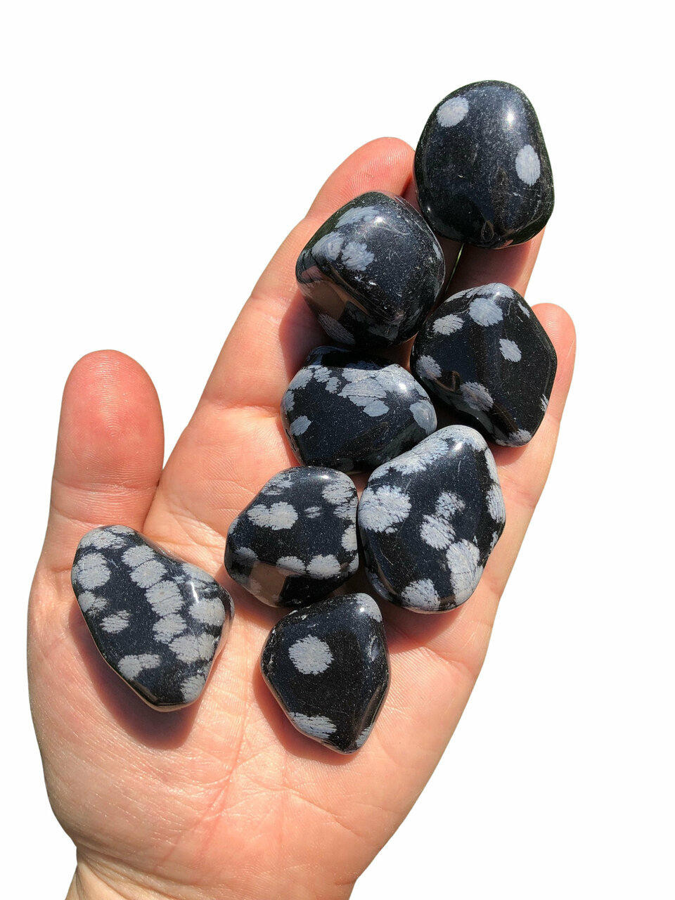 Tumbled Black Obsidian - Black Obsidian Tumbled Stone | New Moon Beginnings