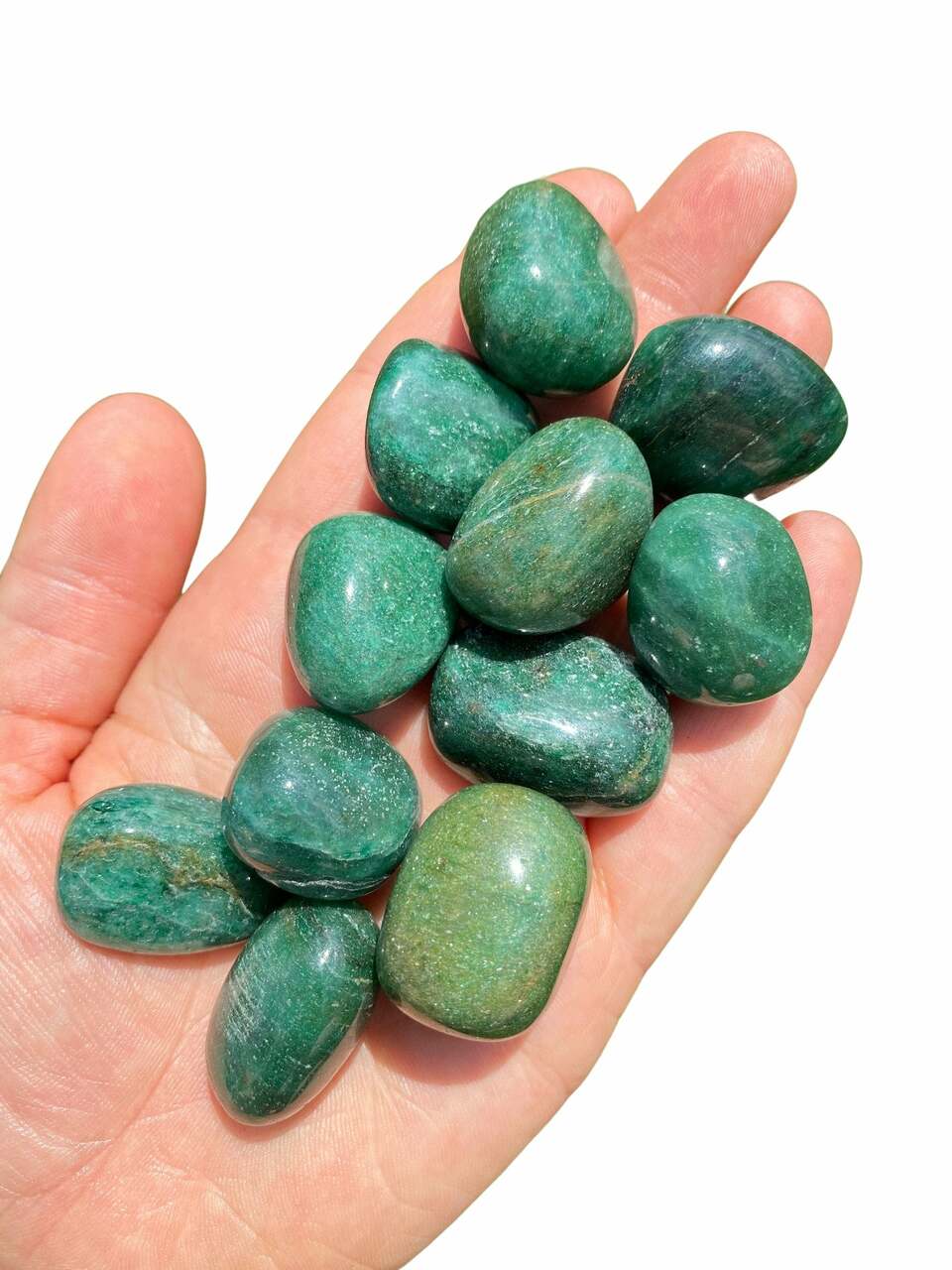 Tumbled Fuchsite Fuchsite Tumbled Stone New Moon Beginnings