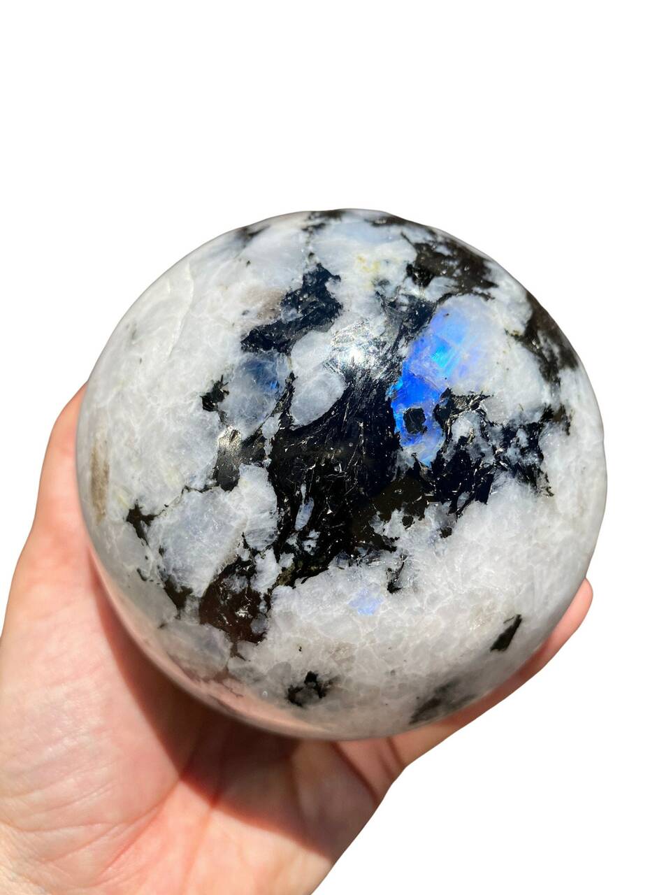 Home Décor Reiki Home Moonstone Sphere Home & Living Rocks & Geodes ...