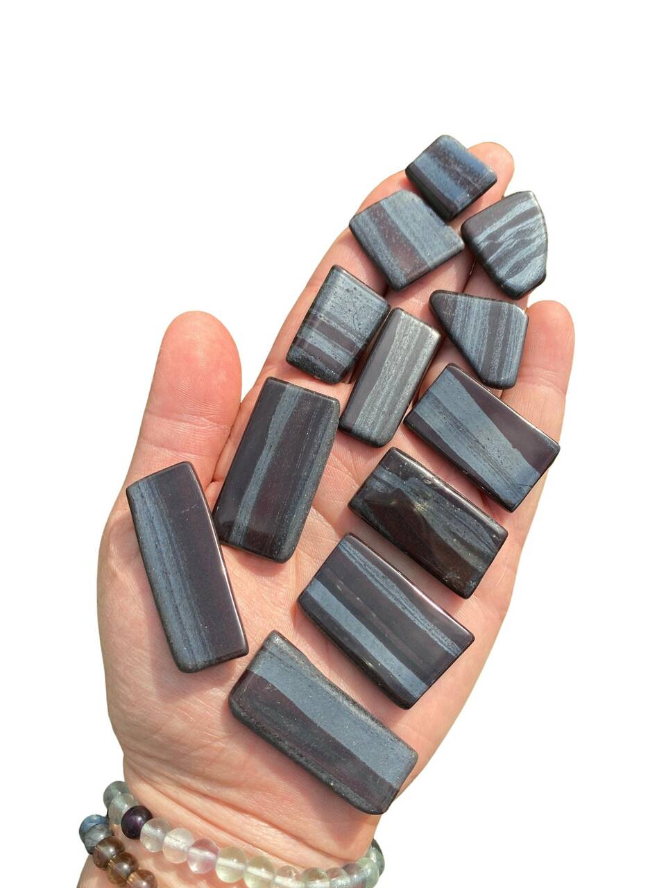 Ancestralite Stone Slice | New Moon Beginnings