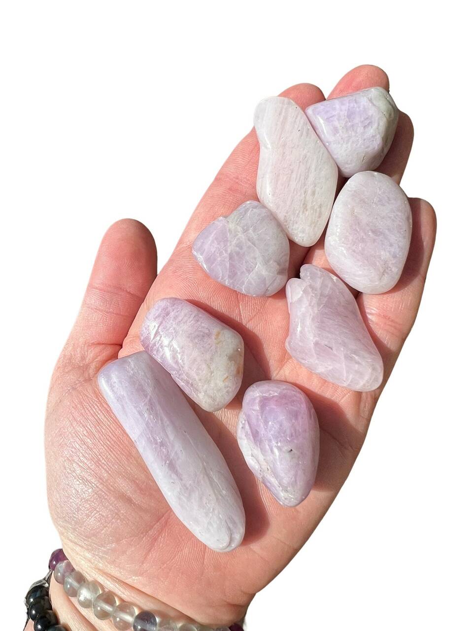 Kunzite Tumbled Stone - Grade C | New Moon Beginnings