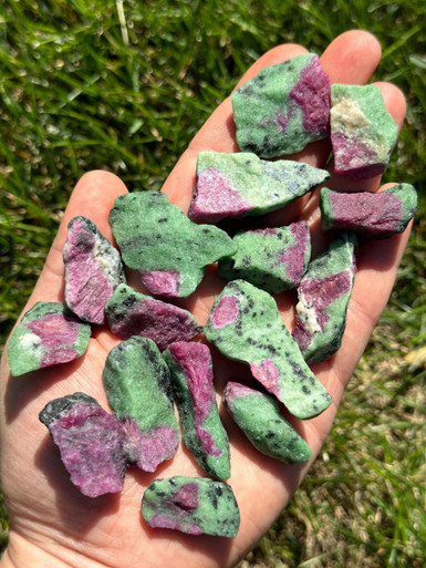 Raw Ruby in Zoisite Crystal (AA Grade) | New Moon Beginnings
