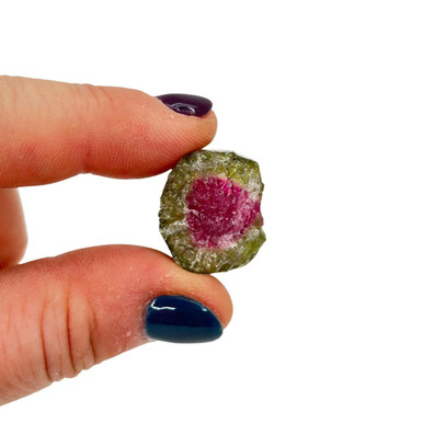 Raw Watermelon Tourmaline Crystal | New Moon Beginnings