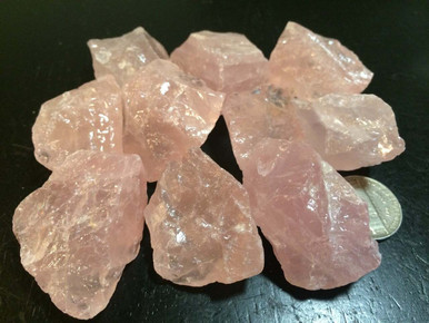 Raw Rose Quartz Crystal - Natural Rose Quartz | New Moon Beginnings