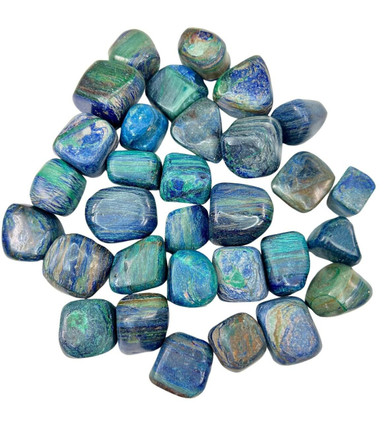 Tumbled Azurite - Azurite Tumbled Stone | New Moon Beginnings