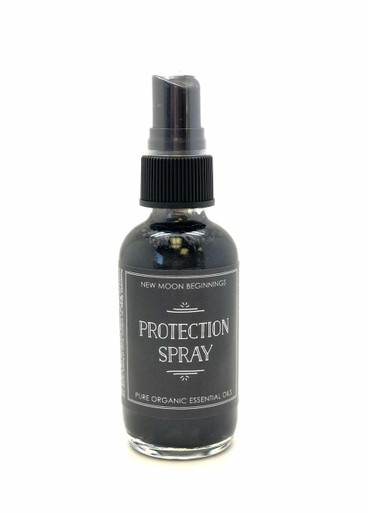 Protection Spray - Room Spray with Healing Crystals | New Moon Beginnings