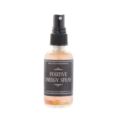 Positive Energy Spray with Orange Mica Glitter - Room Spray with ...