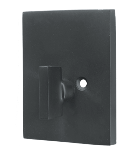 Gate lock deadbolt in black finish