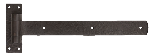 Heavy duty metal hinges in bronze for double swing wood gates