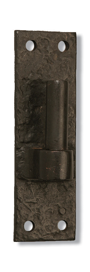 12" Solid Bronze Arch Band Hinge and Pintle Set (Sold as Each) - Dark ...