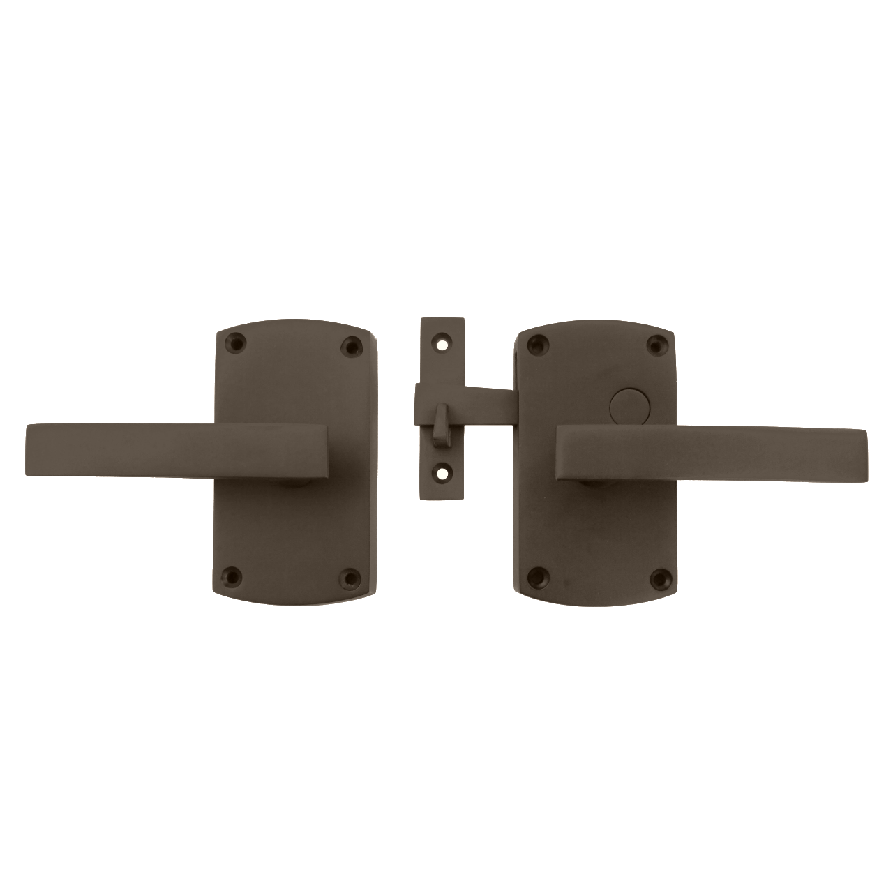 Espresso Dark Bronze Contemporary Classic Gate Latch with Lever (Build ...