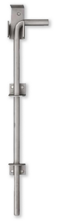 Stainless Steel Cane Bolt, Double Swing Gate, Wood Gate Cane Bolt