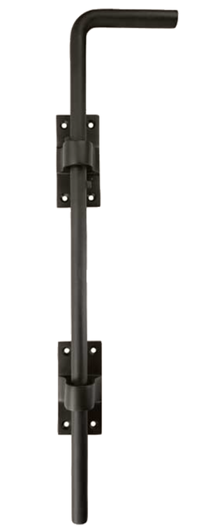 Espresso Dark Bronze 23" Cane Bolt with 8" Long Throw - 360 Yardware