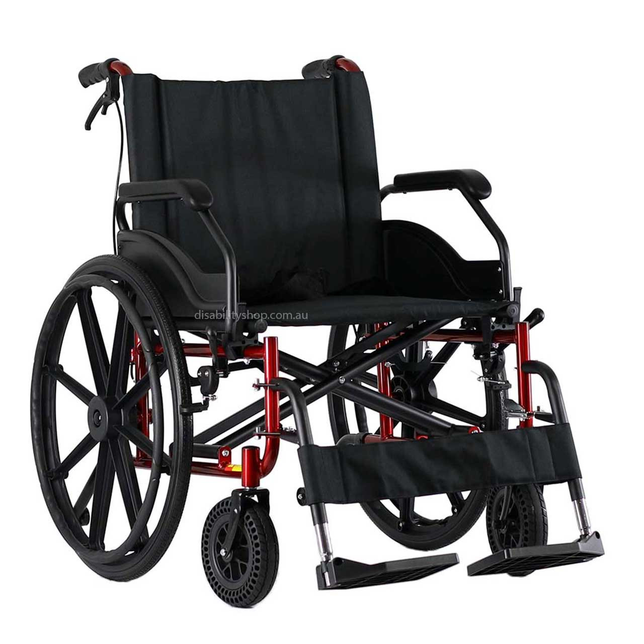Bariatric Easy Fold Deluxe Wheelchair - SPWHD55 | Australia