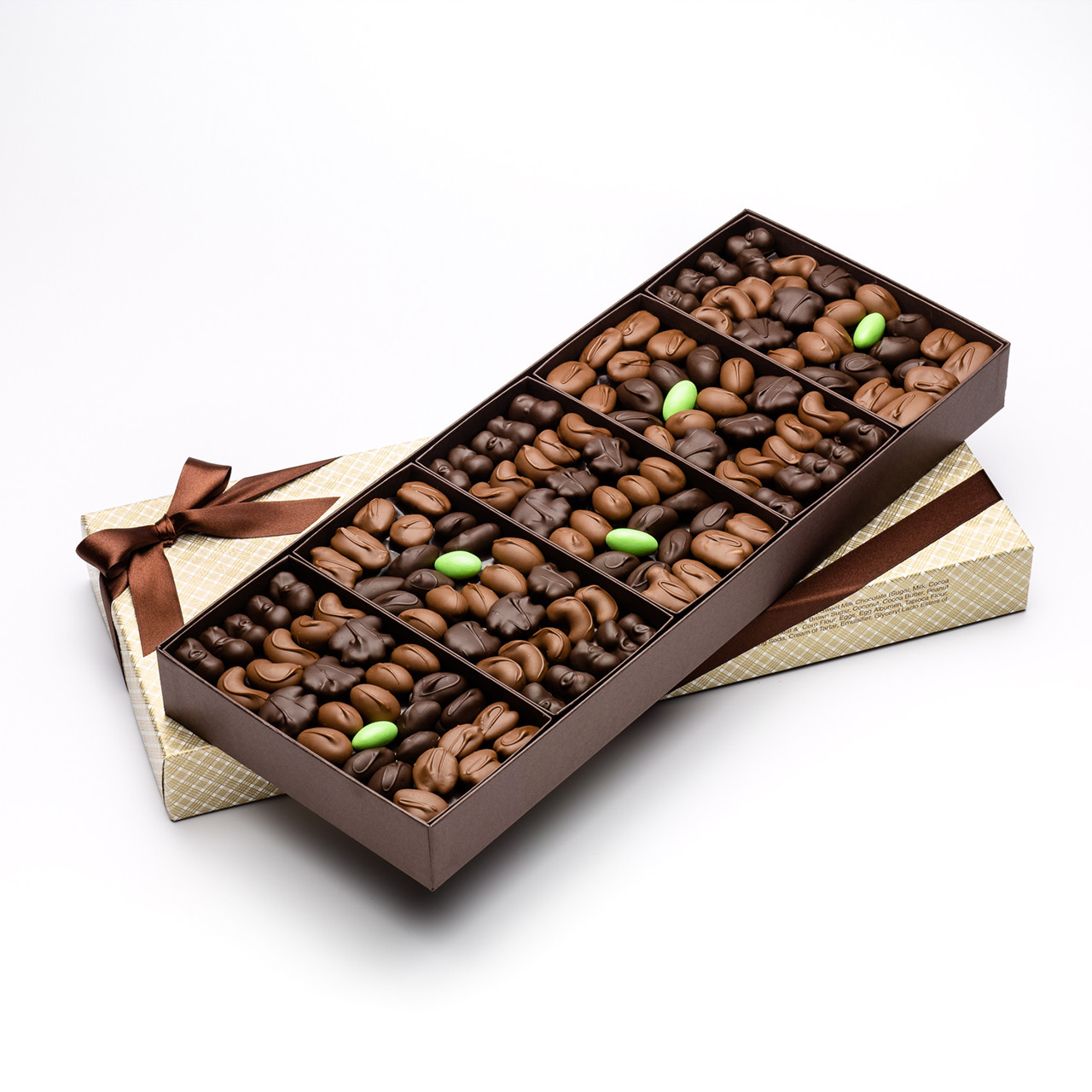 5 lb Box Chocolate Covered Nuts | Josh Early Candies