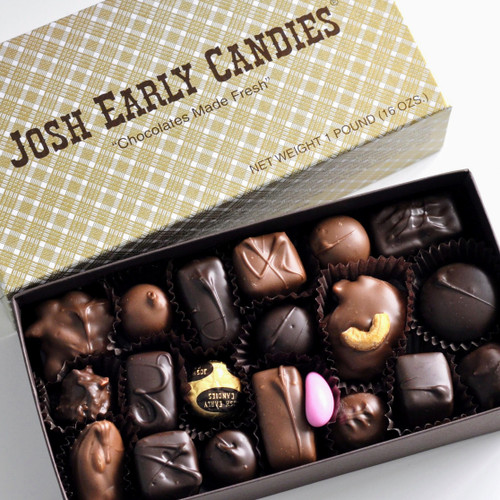 1 lb Box Assorted Chocolates | Josh Early Candies