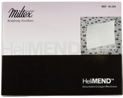 Integra/Miltex Collagen Membrane HeliMend 8 week Resorbable 15 x 20mm 1 ...