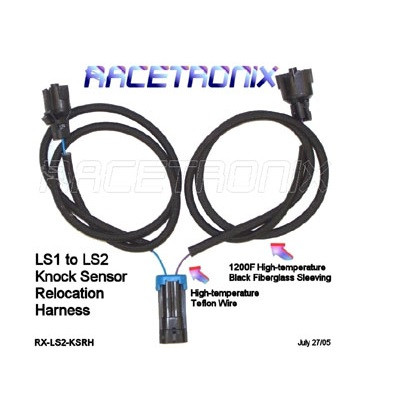 Racetronix LS1 to LS2 Knock Sensor Plug n' Play Conversion Harness ...